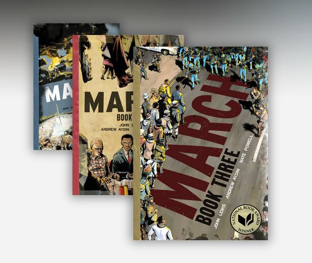 March (Trilogy Slipcase Set) – We Are LIT!